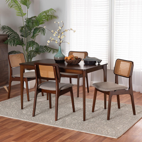 Beachcrest Home Bosley 4 - Person Four Leg Dining Set | Wayfair
